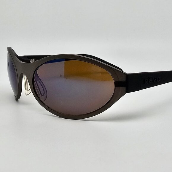 Revo | Accessories | Revo 85055 Icon Matte Silver Frame Ice Blue Mirror ...